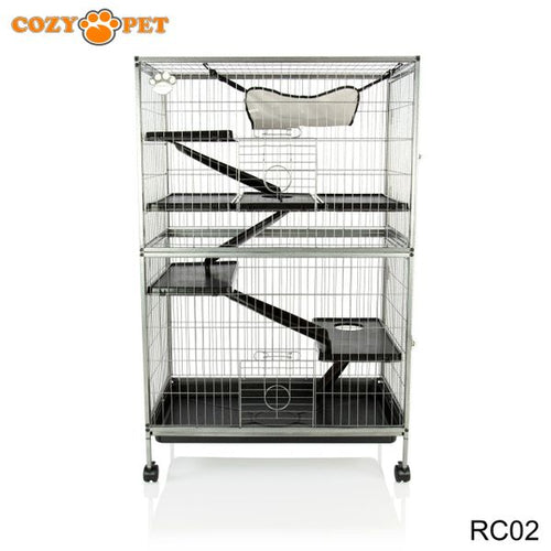 Rodent Cage for Rat, Chinchilla, Degu, Ferret by Cozy Pet Model RC02