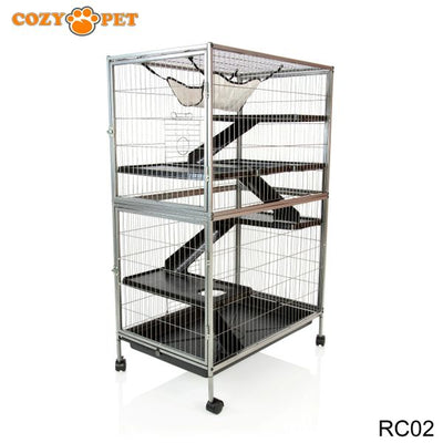 Rodent Cage for Rat, Chinchilla, Degu, Ferret by Cozy Pet Model RC02